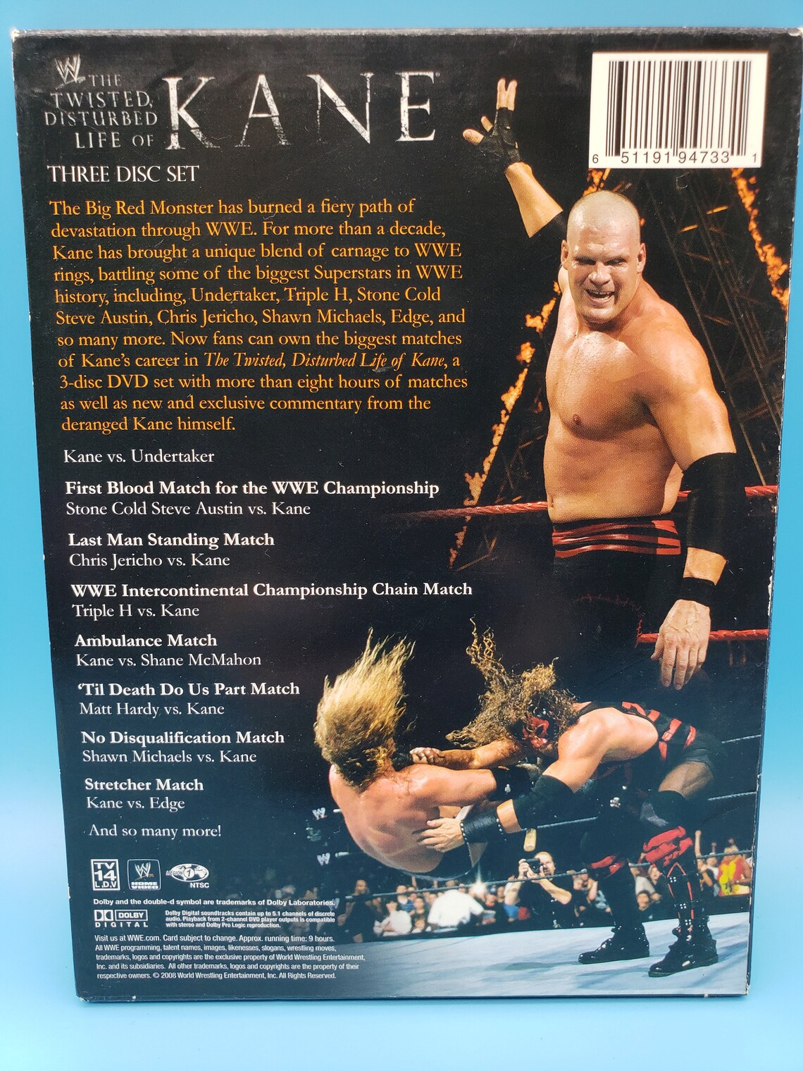 The Twisted Disturbed Life of Kane DVD 3 Disc Set used - Etsy