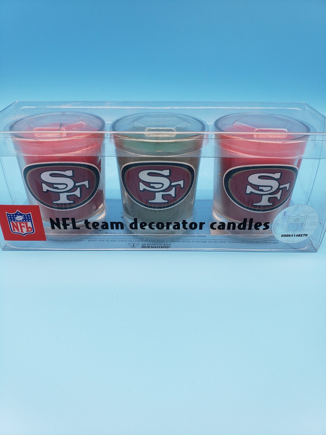 San Francisco 49ers NFL Licensed 2 Oz. Shot Glass Candles set of 3 - Etsy