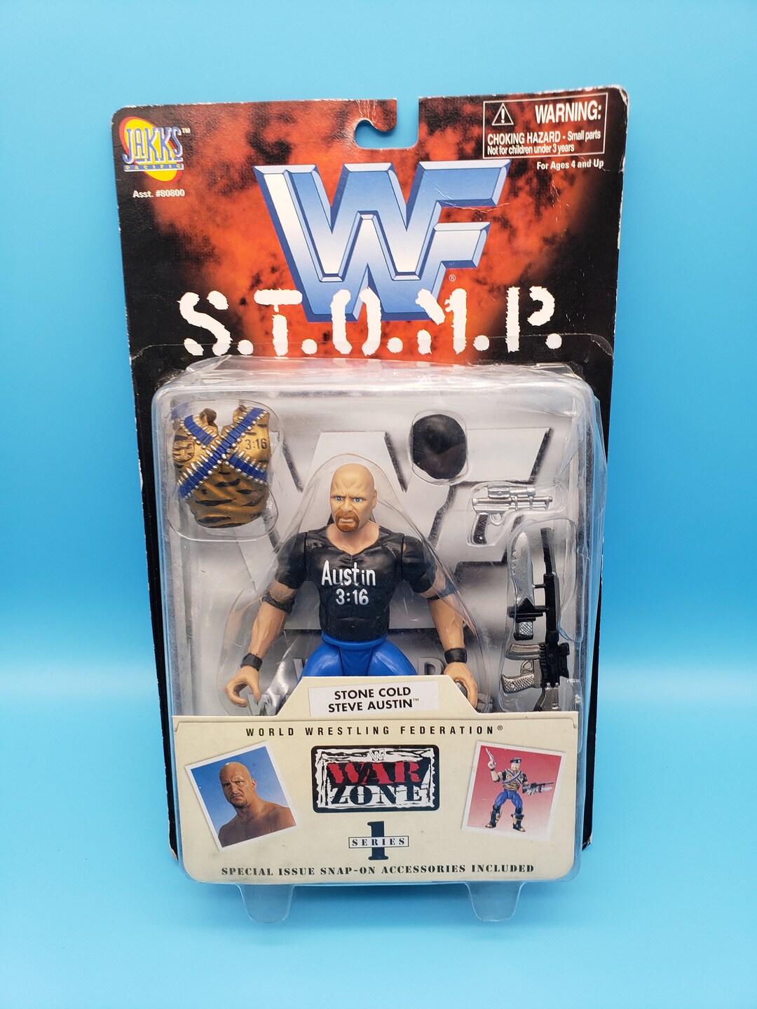 Stone Cold Steve Austin Stomp (war Zone Series 1) Unopened Figure - Etsy