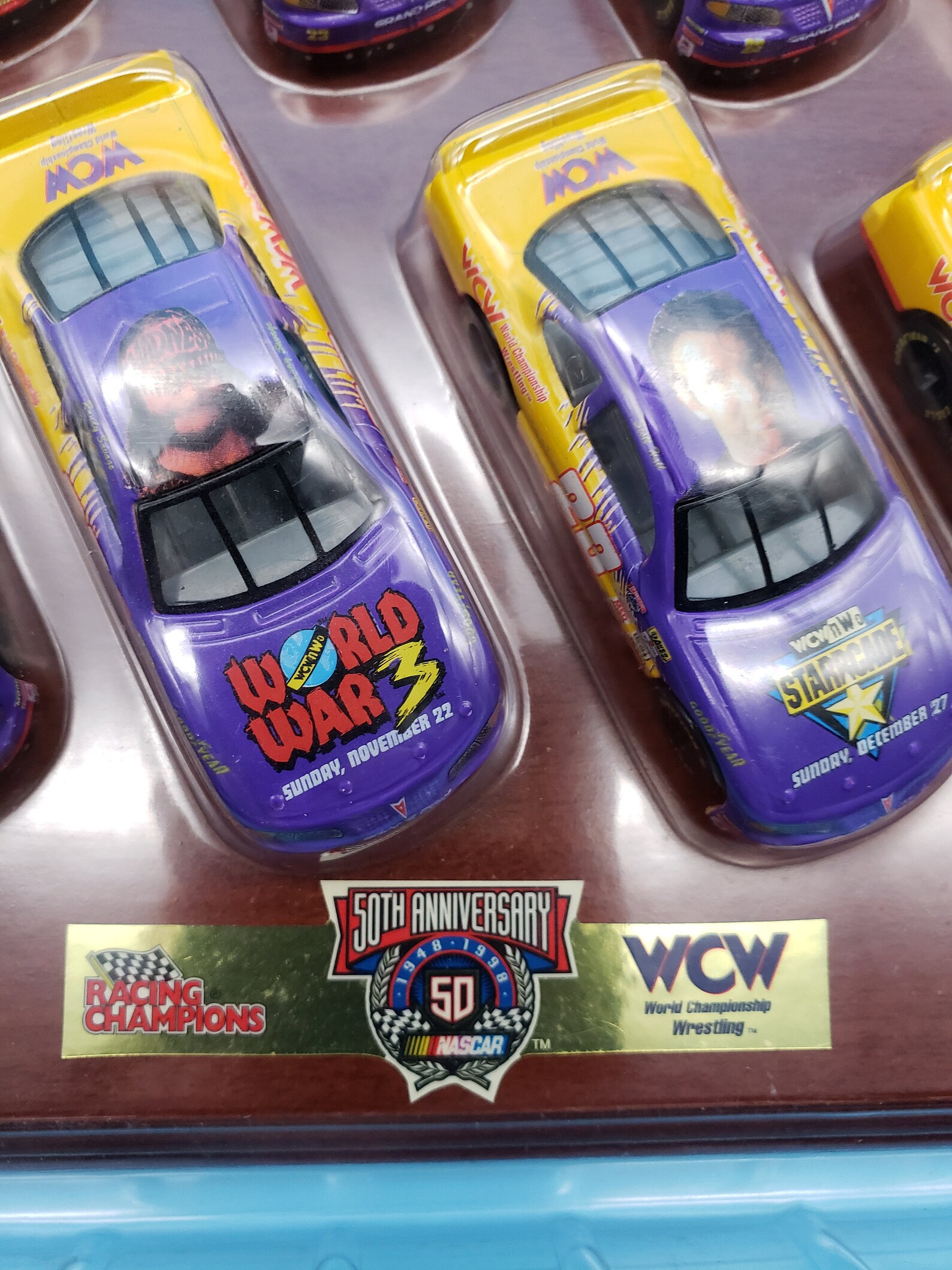 WCW Racing Champions set of 12 1/64 Scale 50th Anniversary | Etsy