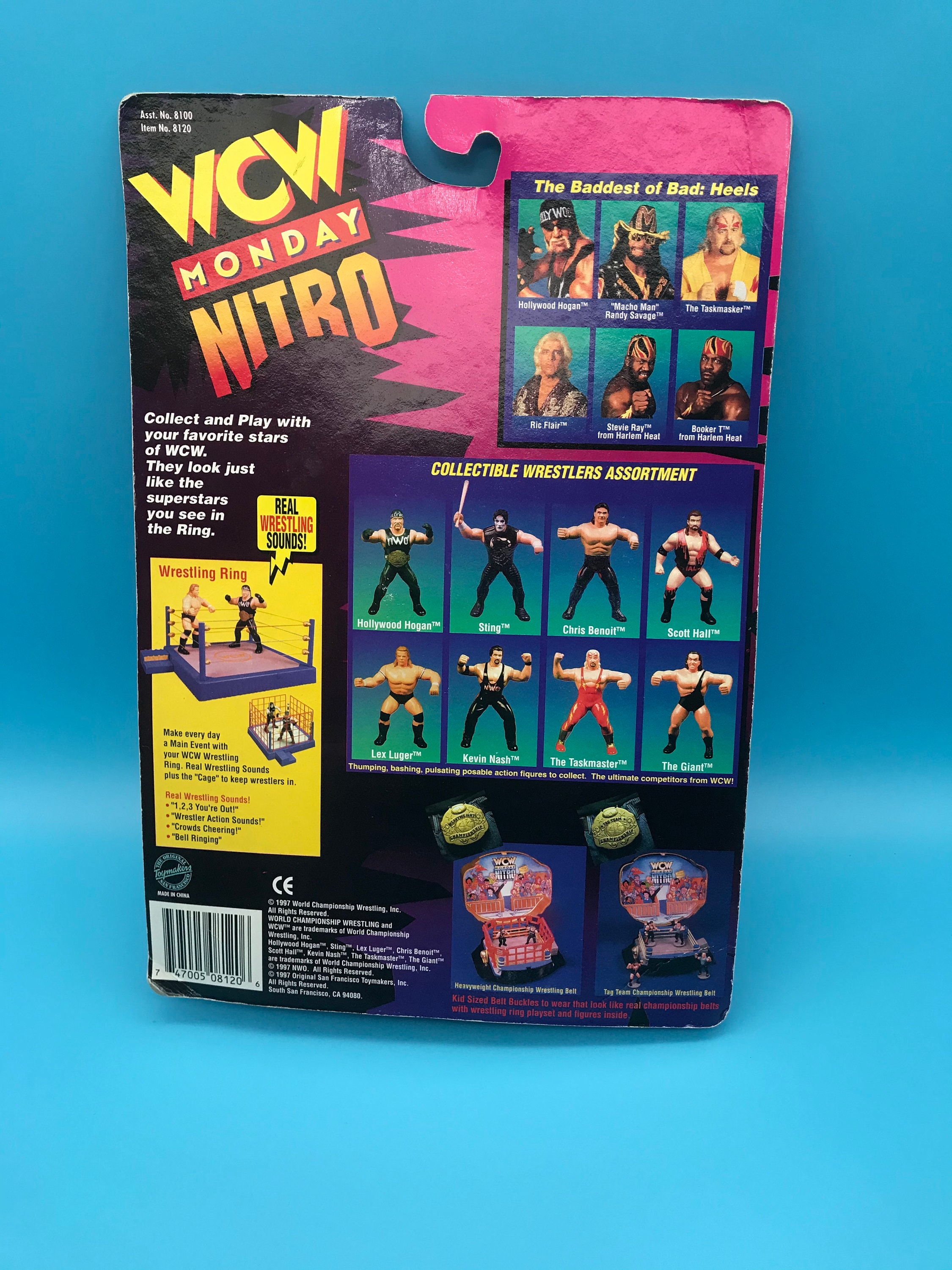 Sting WCW Wolfpack Baddest of the Bad Guys Figure Unopened - Etsy