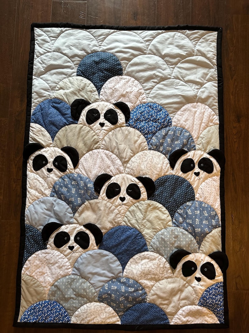Panda Clamshell Child’s Quilt - Etsy