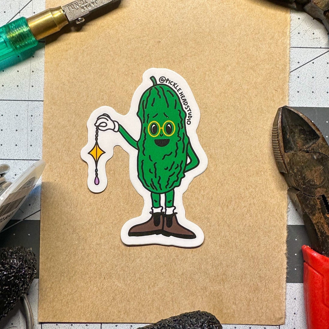 Picklehead Studio Pickle Sticker - Etsy