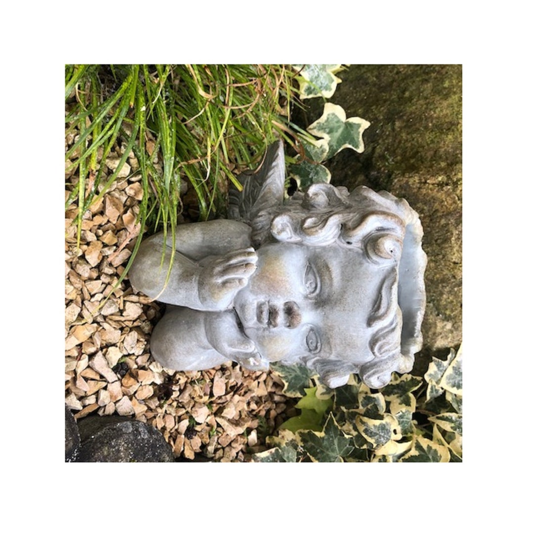 Bust Plant Bust Plant Pot Plant Bowl Flower Pot Planter Cast Stone ...