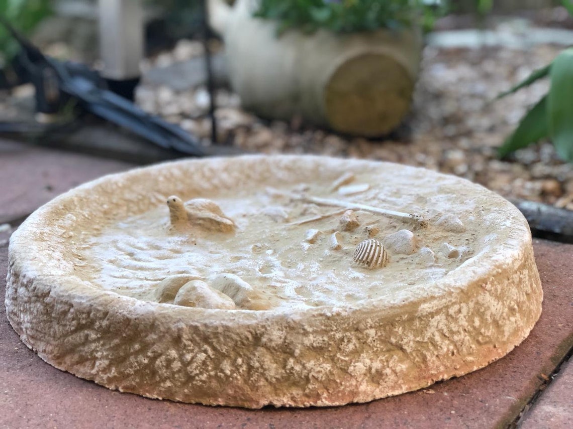 Bird Troughs Bird Bath Water Point Bird Pool GREY Turtle - Etsy