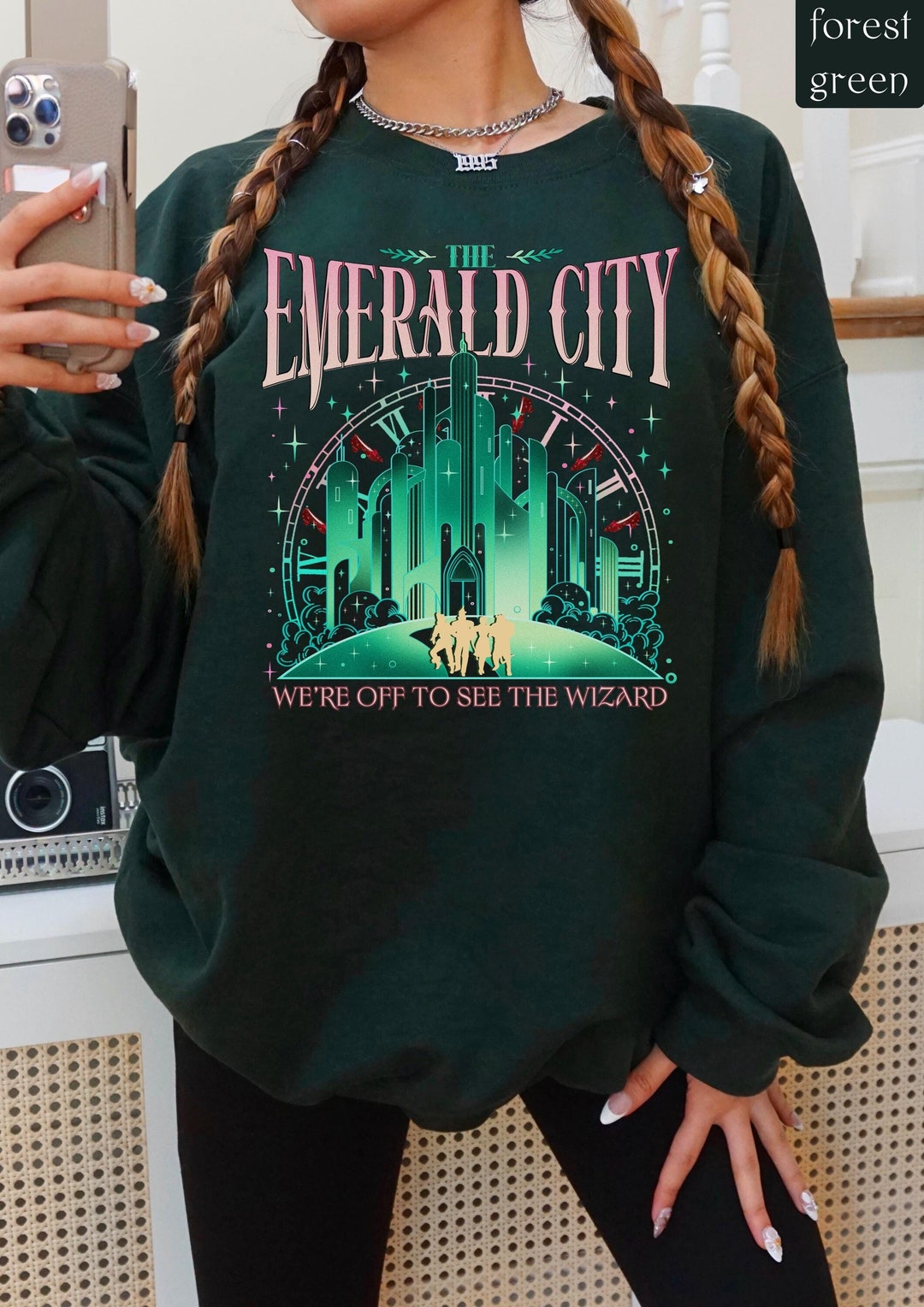Emerald City Wizard of Oz Sweatshirt, Wizard of Oz Shirt, Wonderful ...