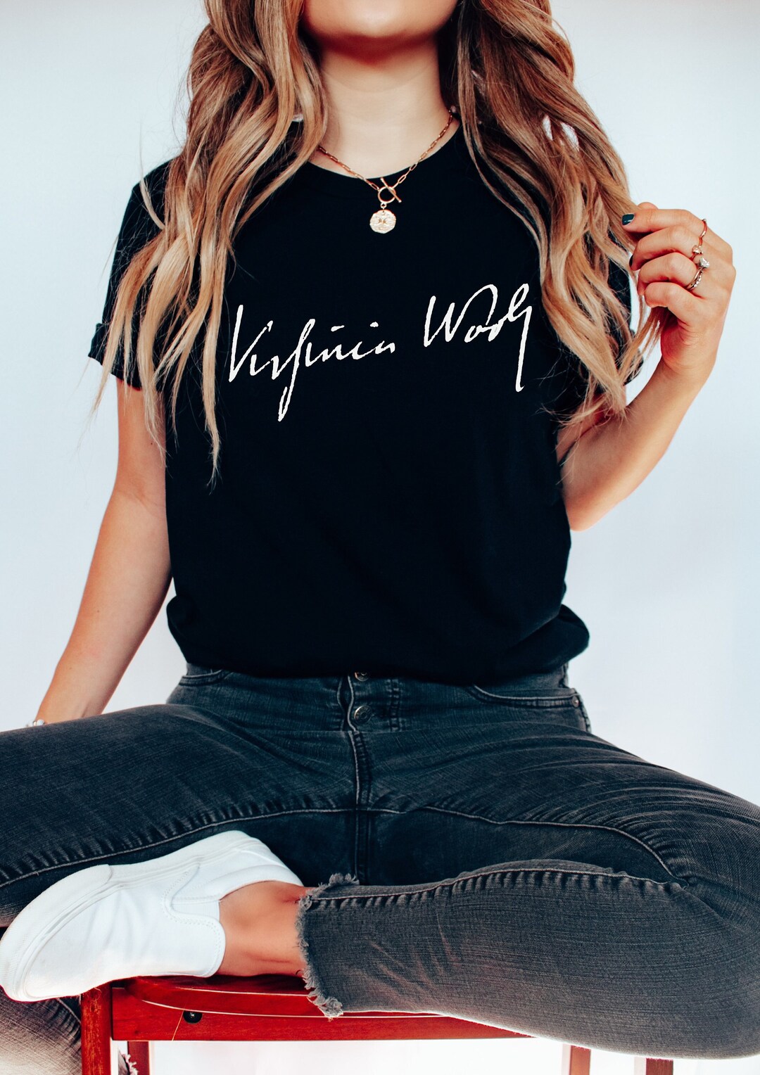 Virginia Woolf Signature Tshirt, Virginia Woolf Tshirt, Virginia Woolf ...