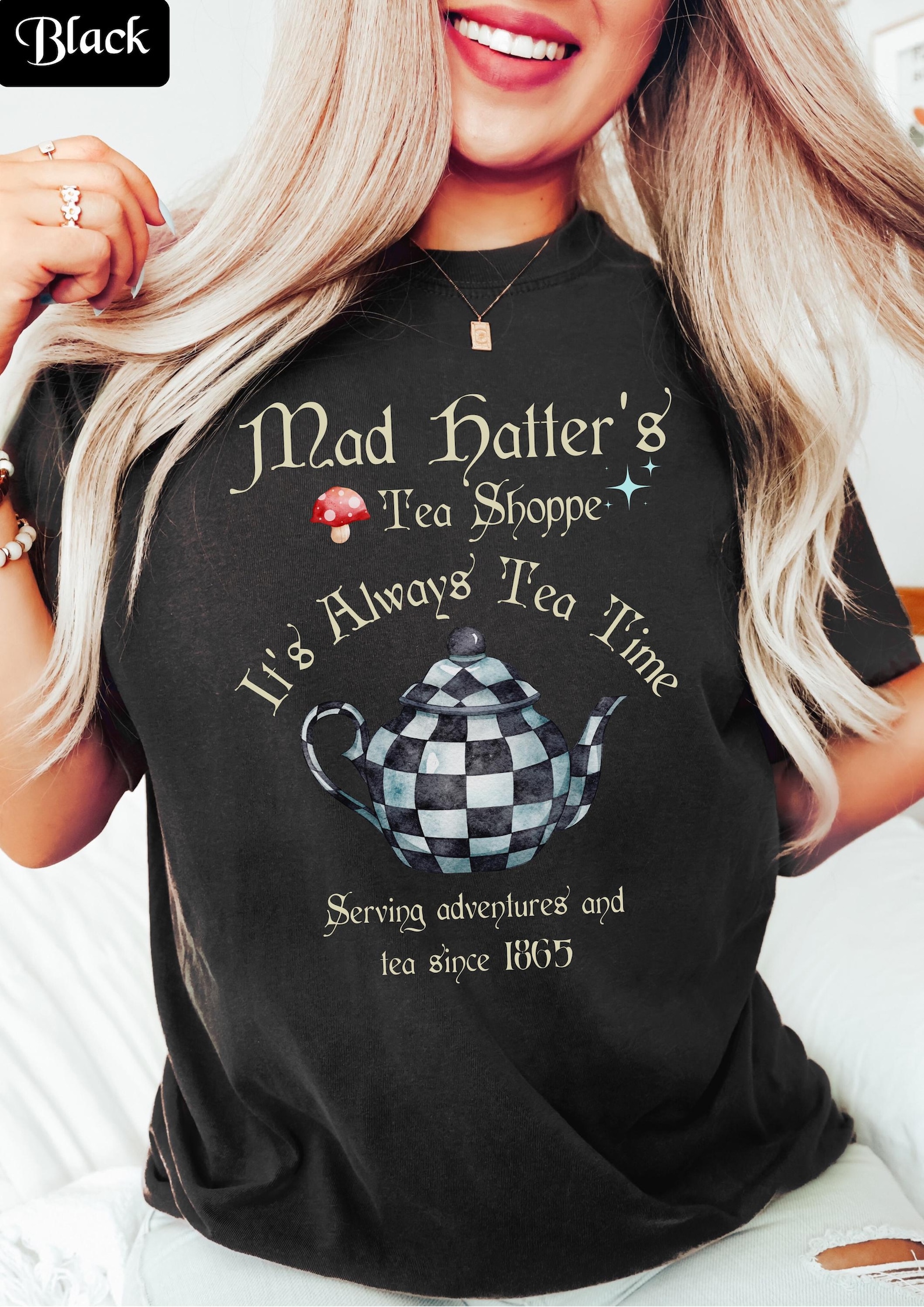 Mad Hatter Shirt, Alice Tea Party Shirt, Alice in Wonderland Shirt ...