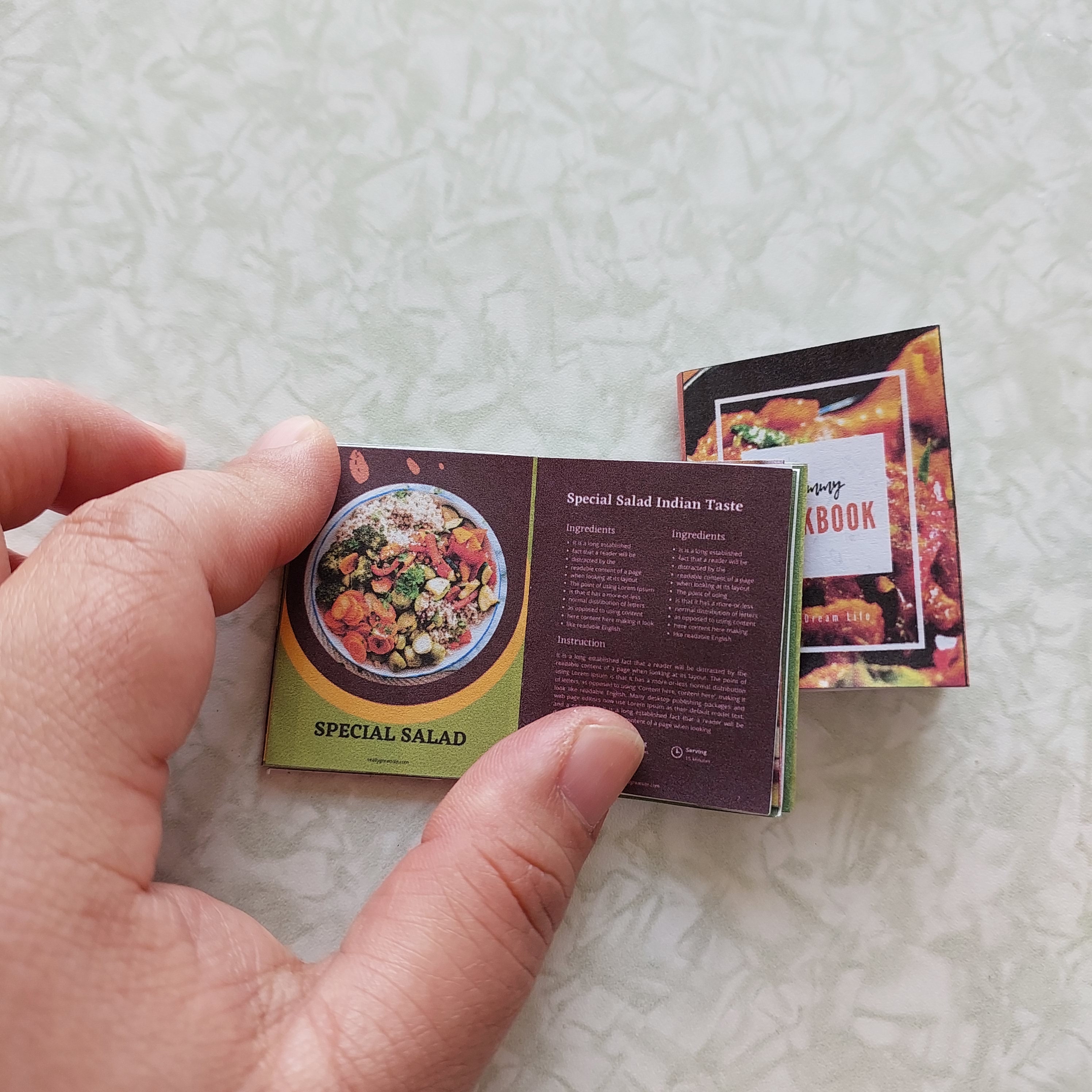 Miniature Cookbooks Printable for 1/6 Scale 11 Inch Dolls | Digital ...