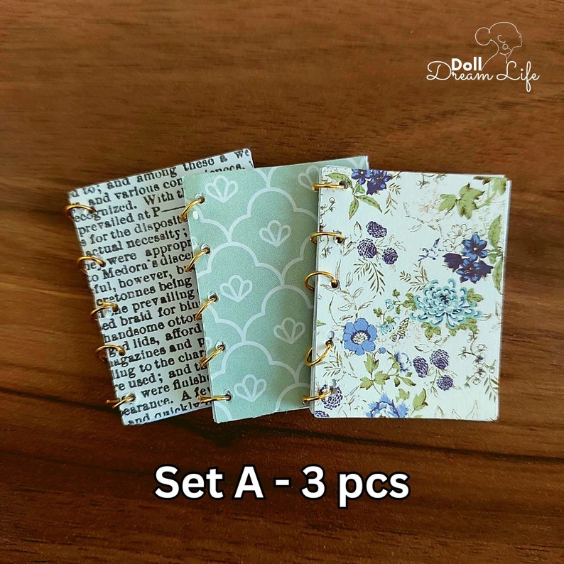 Miniature Notebook 1/6 for 12 Inch Dolls - Etsy