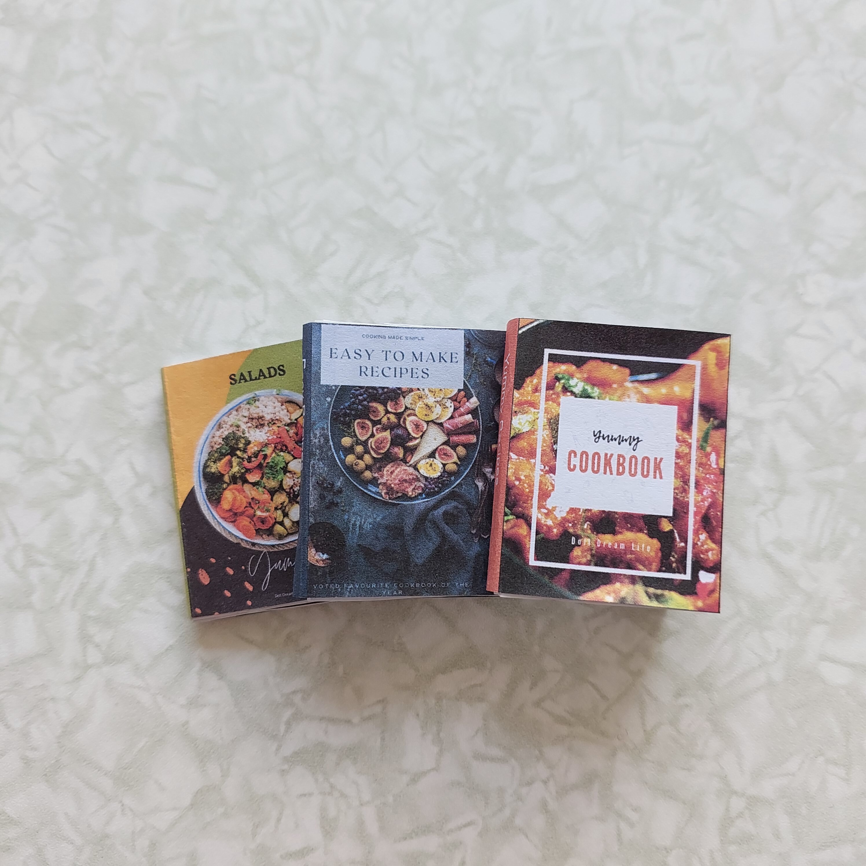 Miniature Cookbooks Printable for 1/6 Scale 11 Inch Dolls | Digital ...