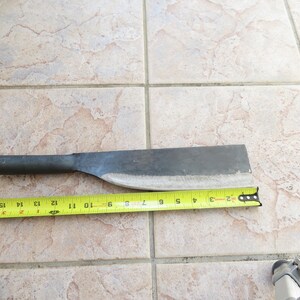 Crude - 9 Inch Chinese Cleaver Meat Cleaver Knife, Carbon Steel, Narrow ...