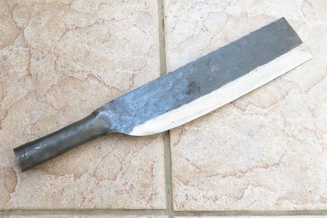 Crude - 10 Inch Chinese Cleaver Meat Cleaver Knife, Carbon Steel ...