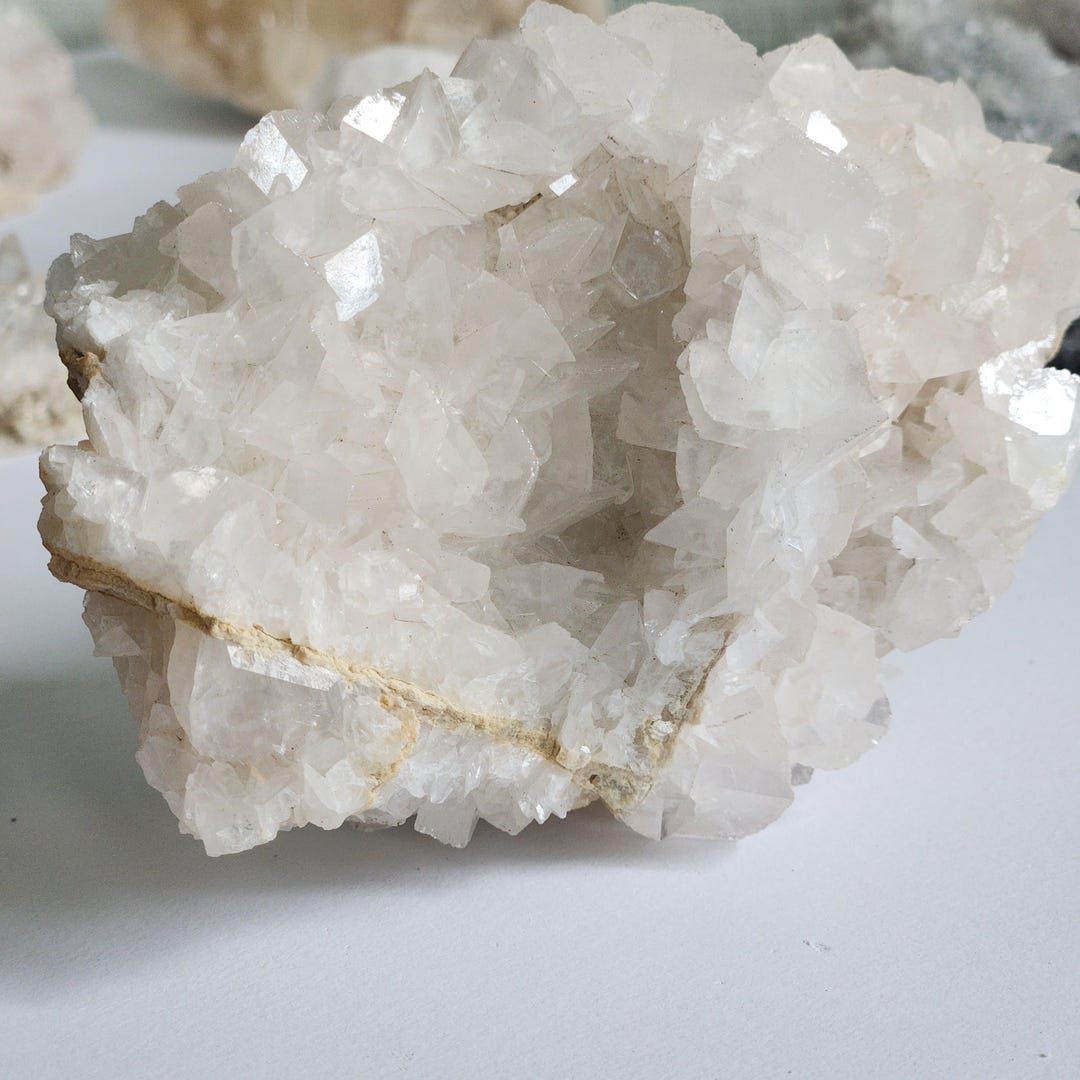 Clear Calcite Crystal Cluster Specimen - Etsy