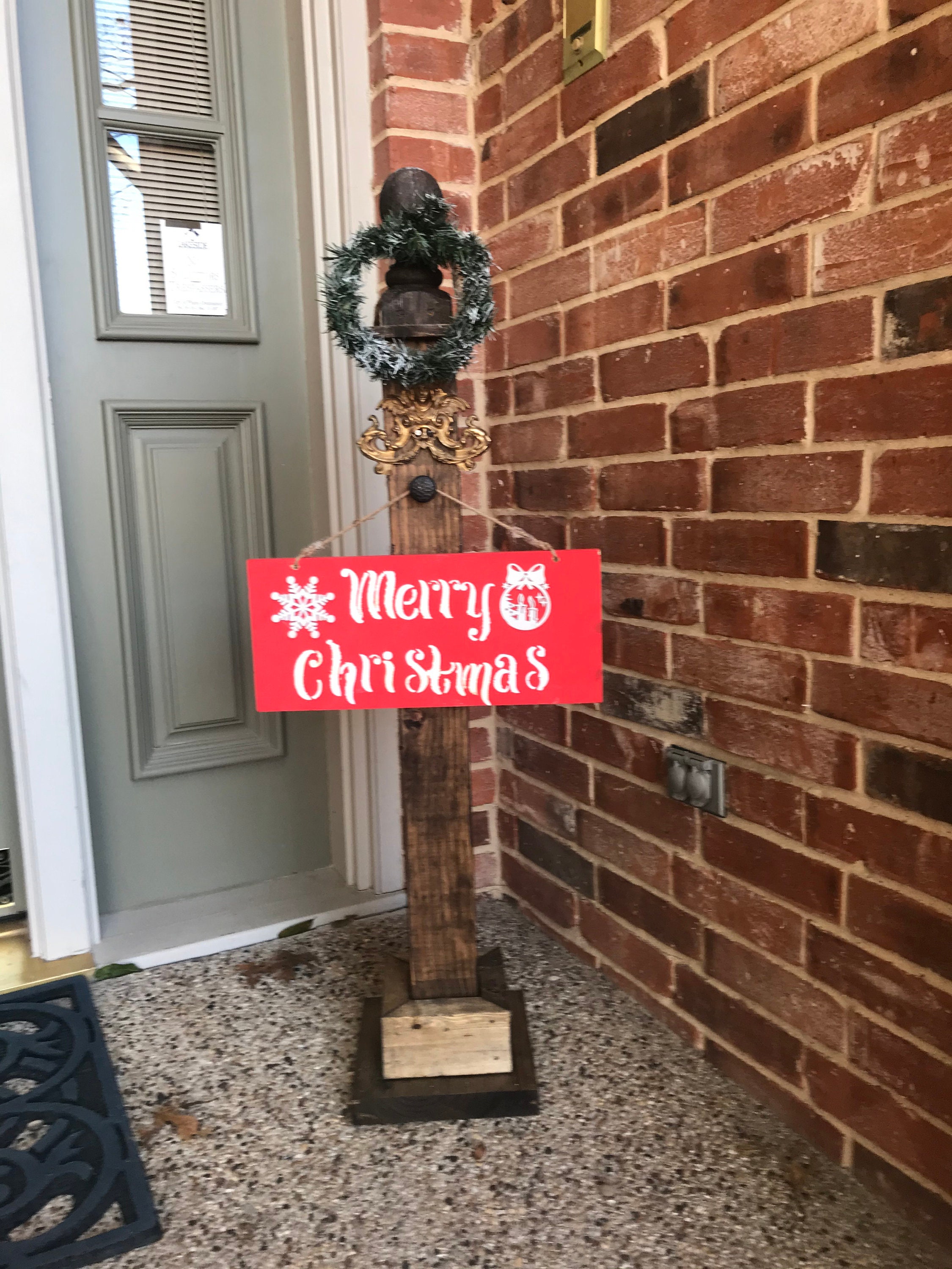 Porch Sign Post - Etsy