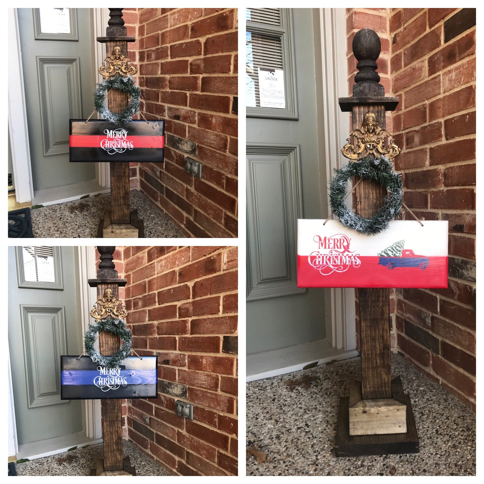 Porch Sign Post - Etsy