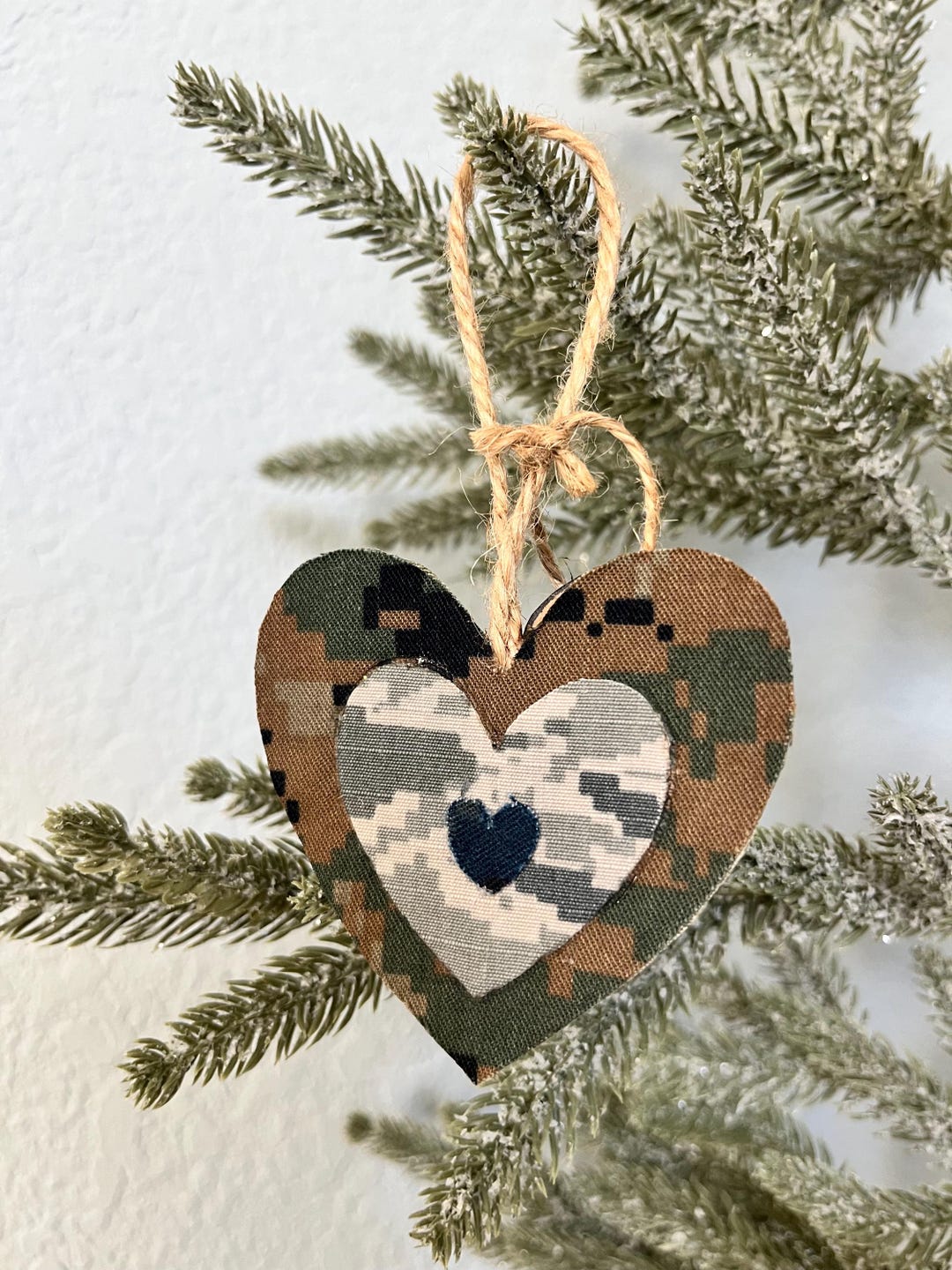 All Branches Military Heart Ornament - Etsy