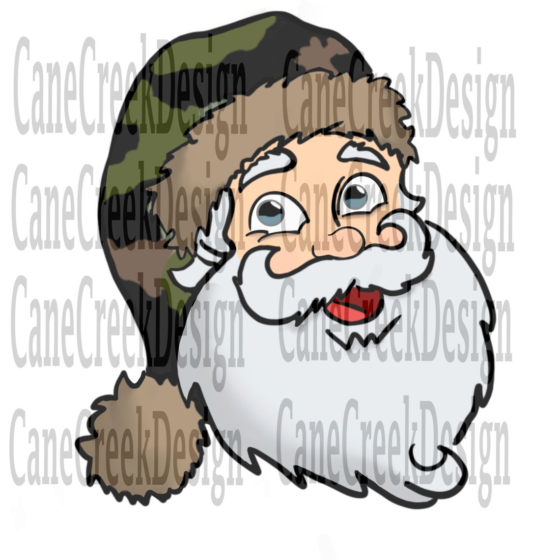 Camo Santa/instant Download/png/sublimation - Etsy