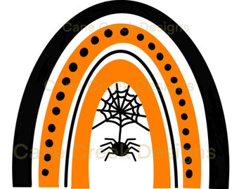 Halloween Rainbow PNG Clipart Bundle Set - Etsy