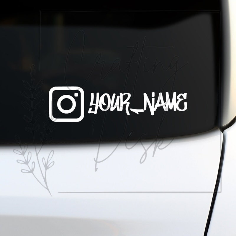 Instagram Car Decal - Etsy