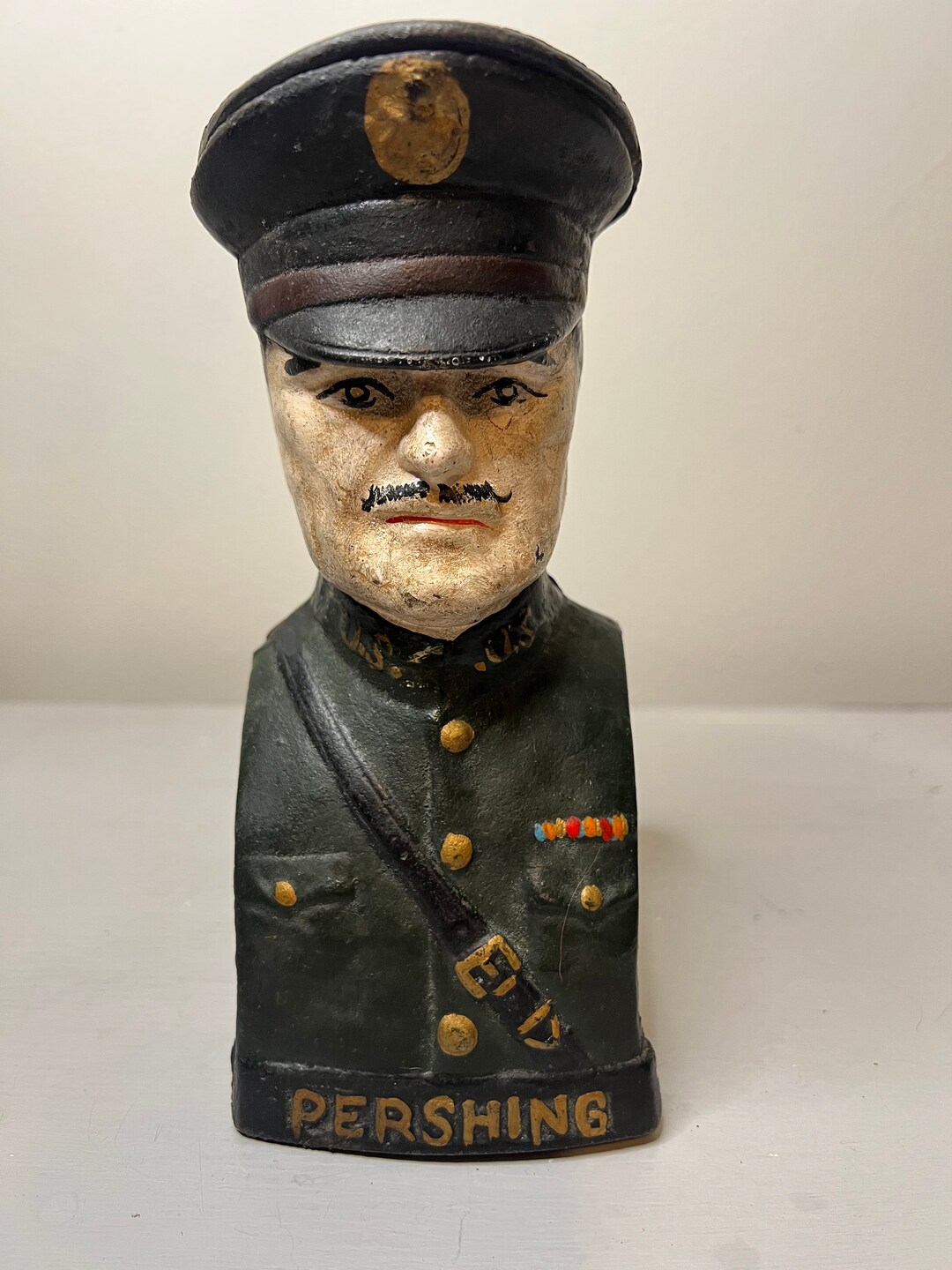 General Pershing Cast Iron "piggy Bank" - Etsy