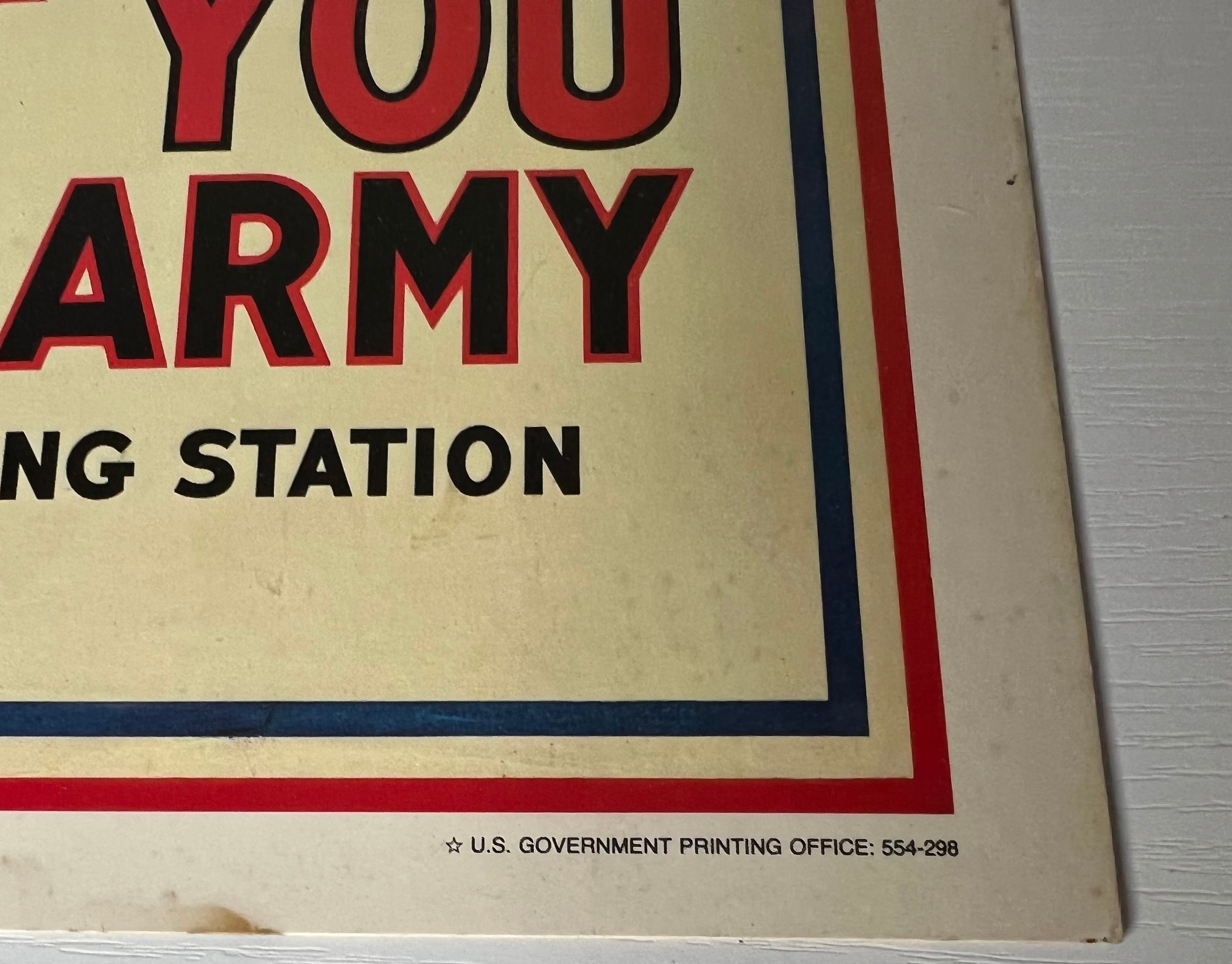 Original 1984 US Army Recruitment Poster - Etsy