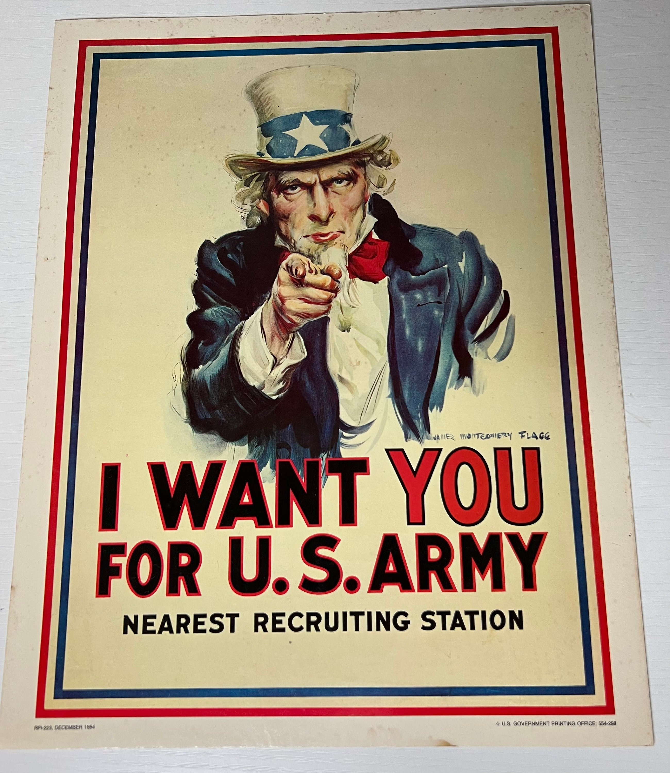 Original 1984 US Army Recruitment Poster - Etsy