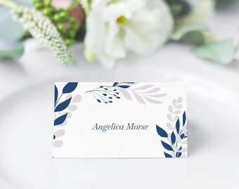 Navy Blue Cards | Etsy