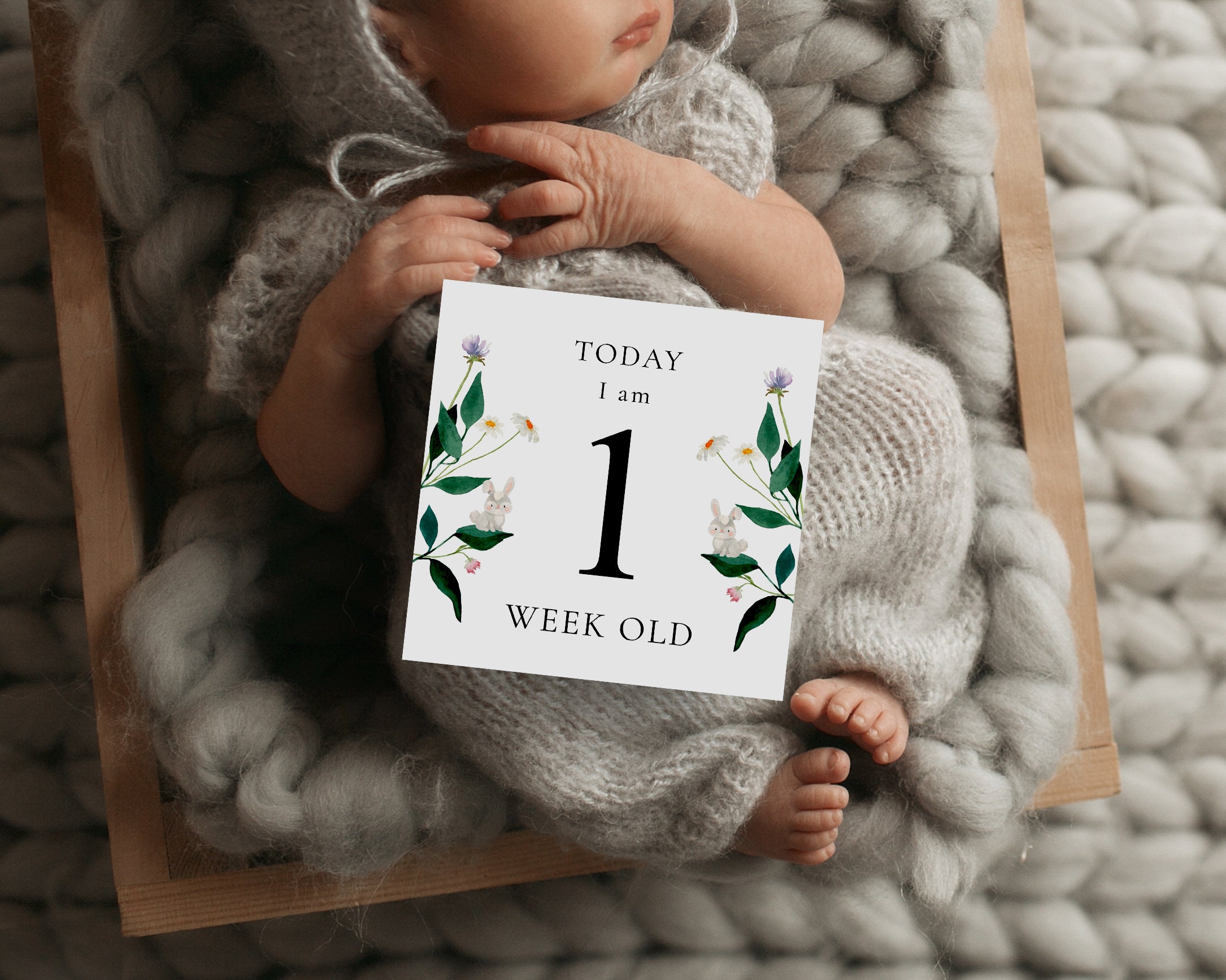 Printable Baby Milestones Cards Instant Download Baby Photo - Etsy