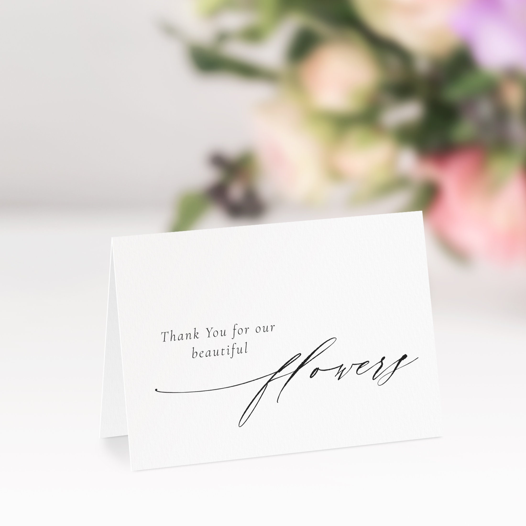 Editable Wedding Vendor Thank You Cards Romantic Elegance - Etsy