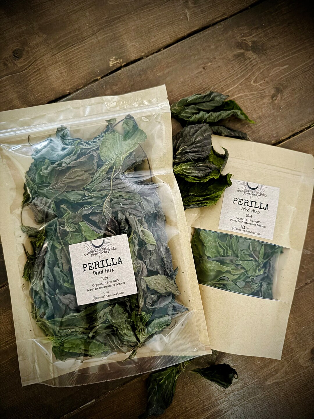 Organic Dried Perilla Leaves, Dried Shiso Herb, Herbal Tea, Culinary ...
