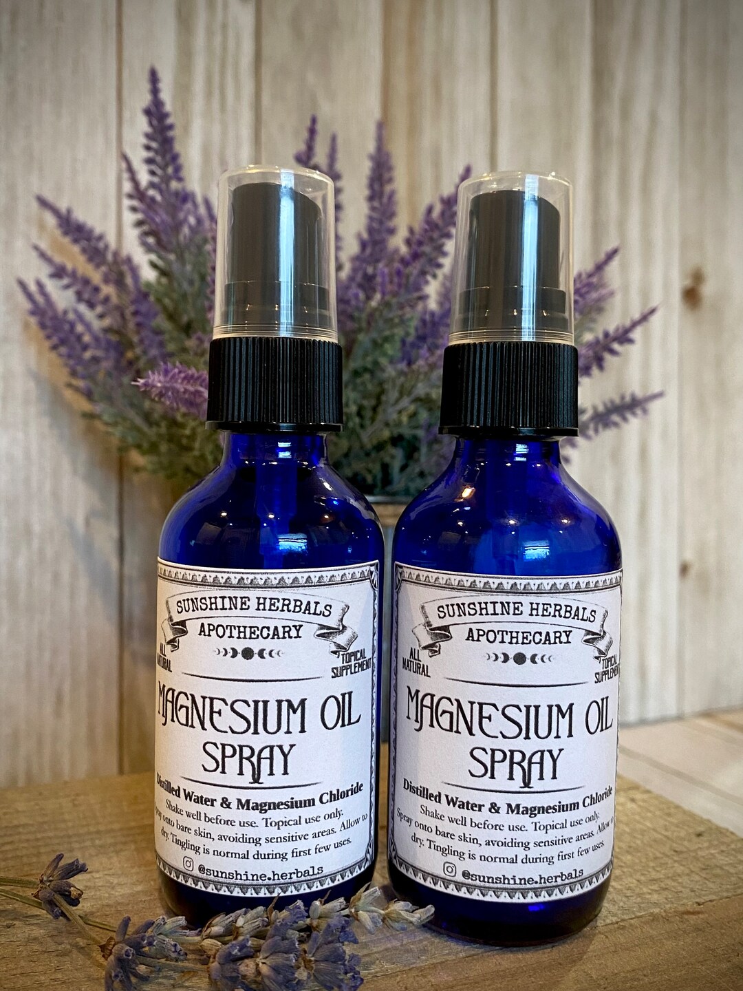Magnesium Oil Fine Mist Spray: Natural, Reusable Glass Bottle - Etsy