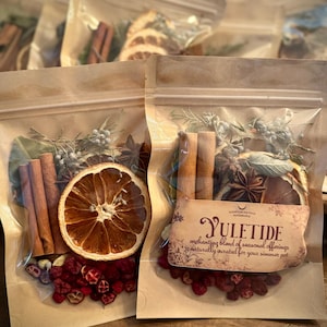 Yule Celebration Kit | Simmer Pot | Room Spray | Linen Spray | Natural ...