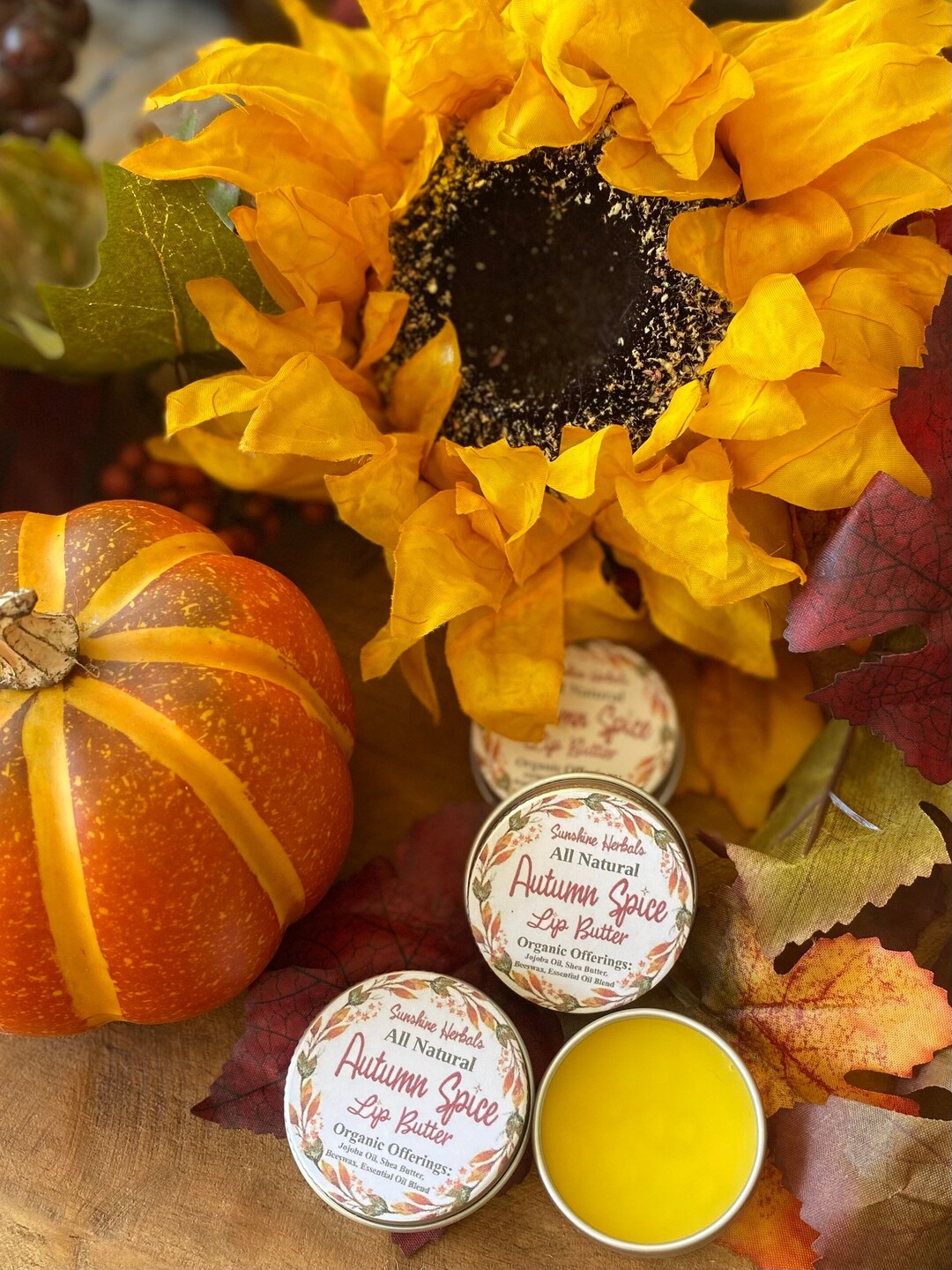 Autumn Spice Lip Butter | All Natural Lip Balm | Moisturizing ...
