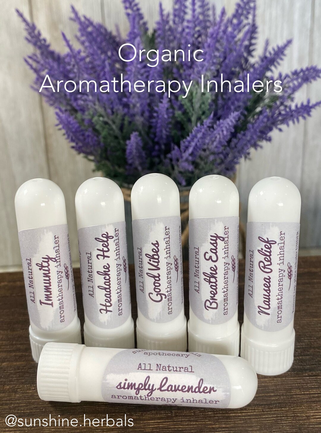 Organic Aromatherapy Nasal Inhaler | Breathe Easy | Natural Remedy ...