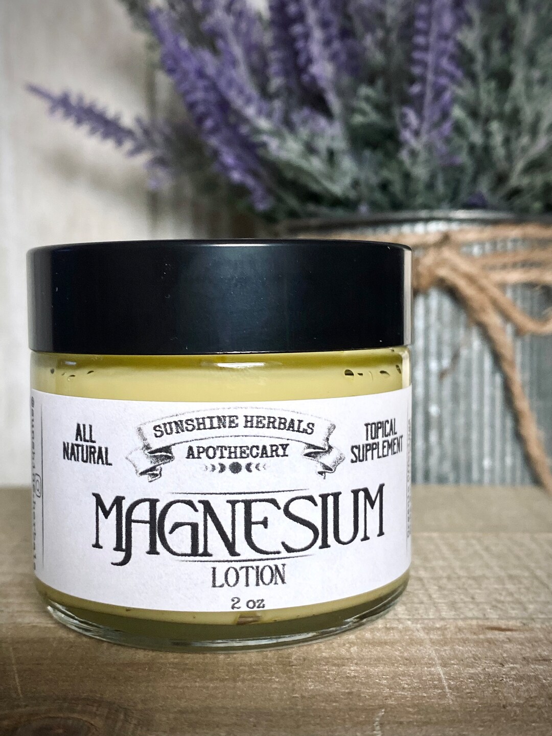 Natural Magnesium Lotion | Organic | High Quality | - Etsy