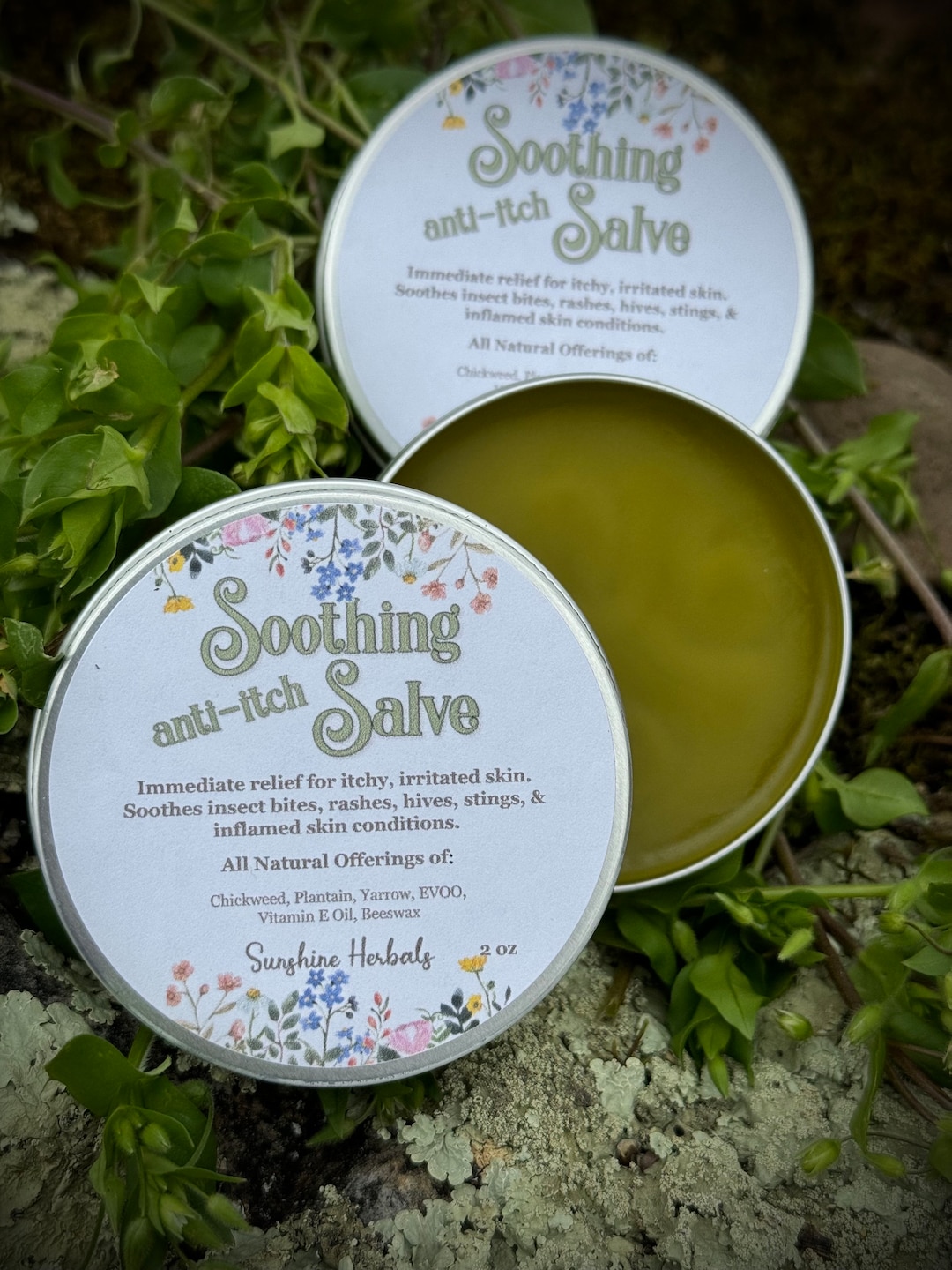 Organic Soothing Salve: Cooling Blend- 2oz - Etsy