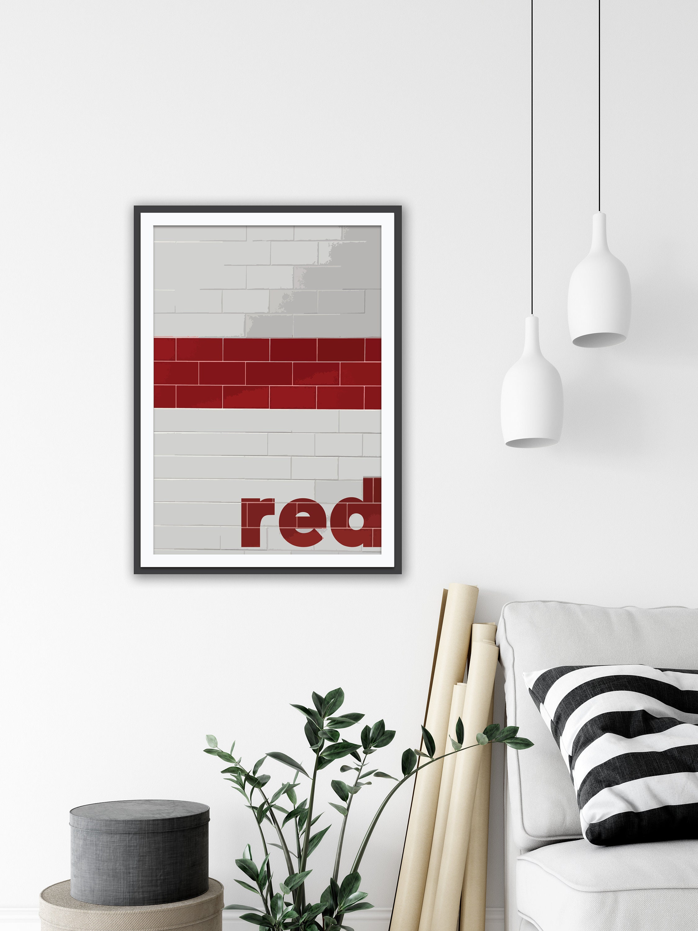 Printable red Poster is 13x19 an Instant Downloadable File - Etsy