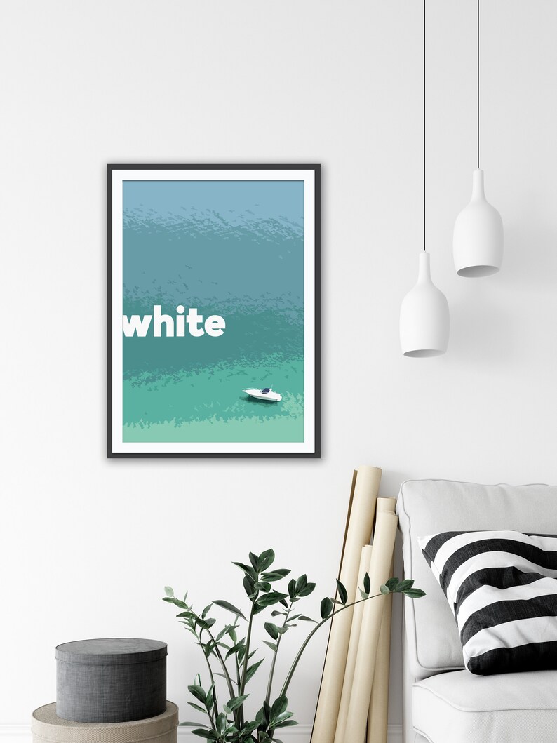 Printable white Poster is 13x19 an Instant Downloadable File Ready to ...