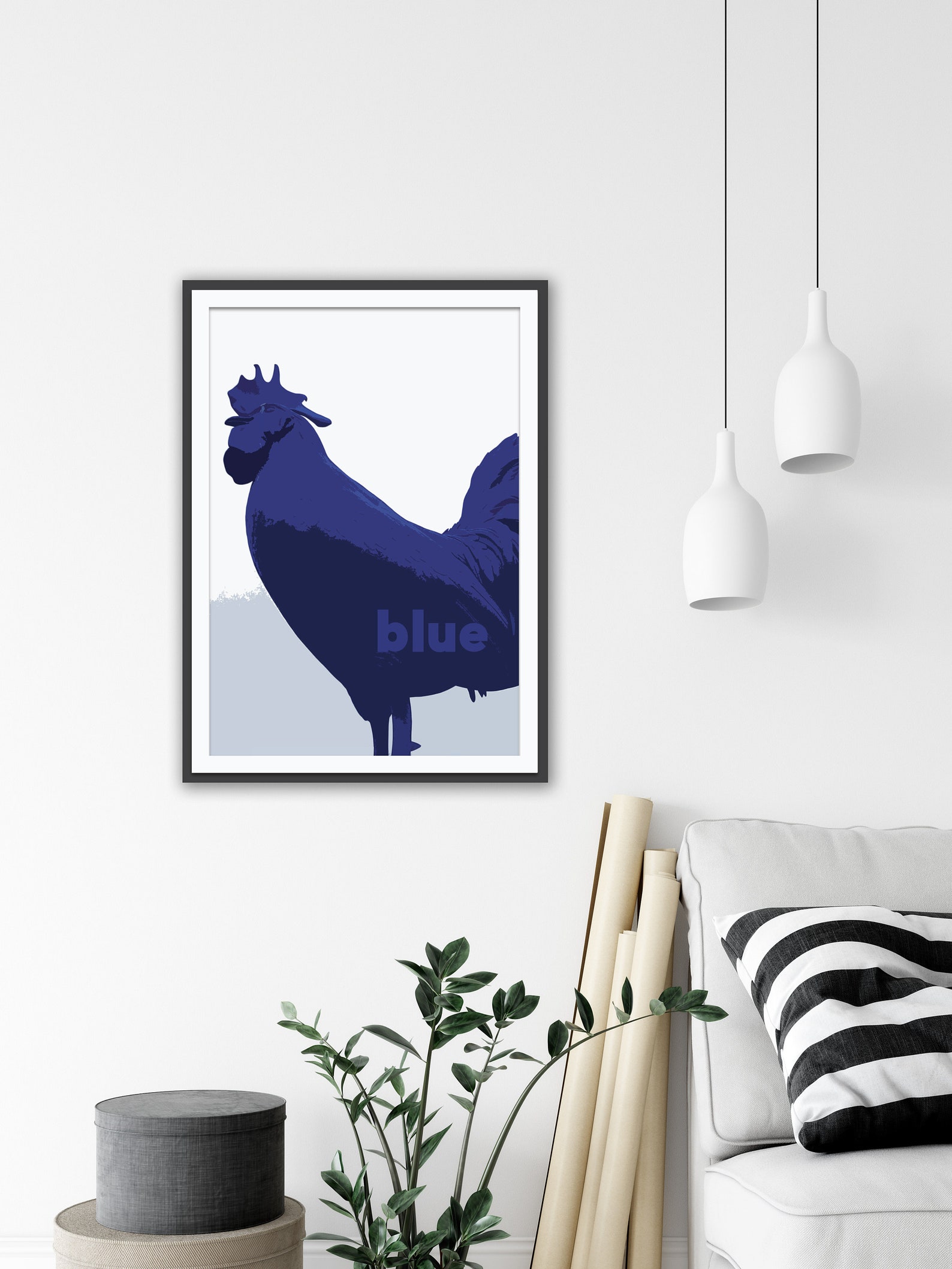 Printable blue Poster is 13x19 an Instant Downloadable File Ready to ...