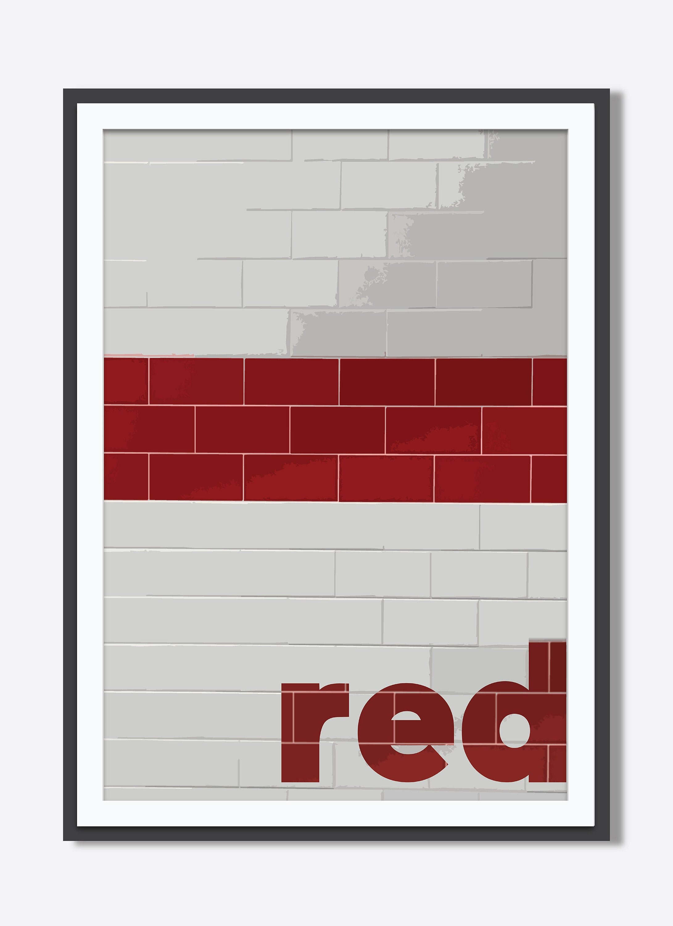 Printable red Poster is 13x19 an Instant Downloadable File - Etsy