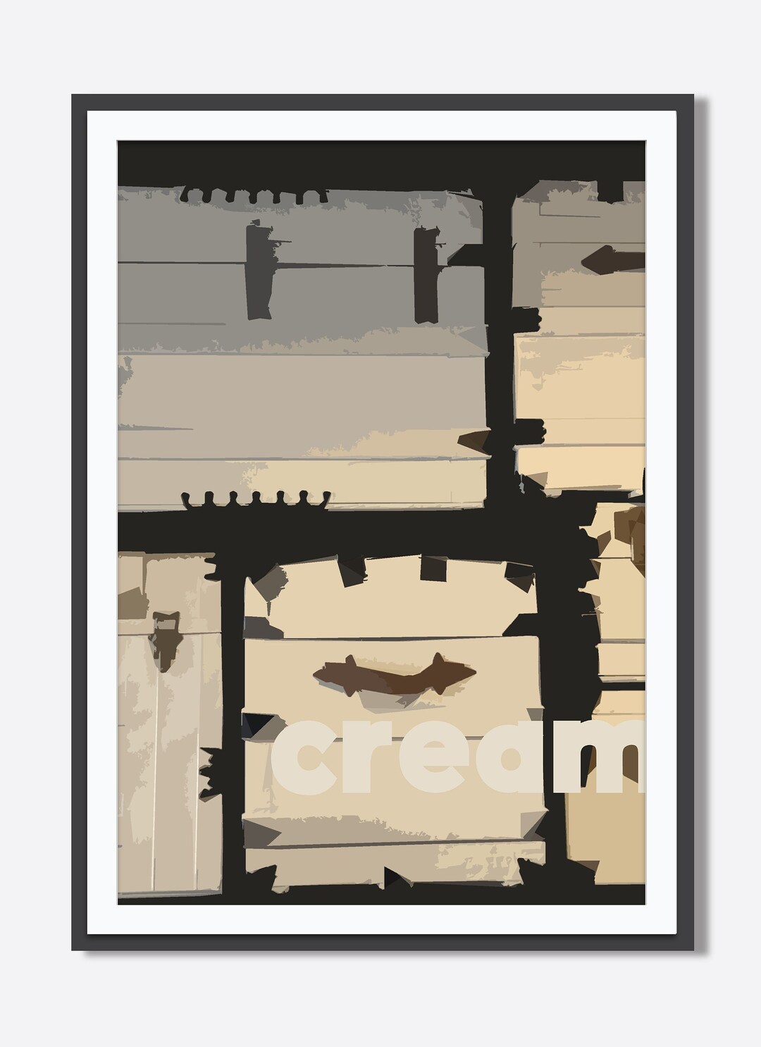 Printable cream Poster is 13x19 an Instant Downloadable - Etsy