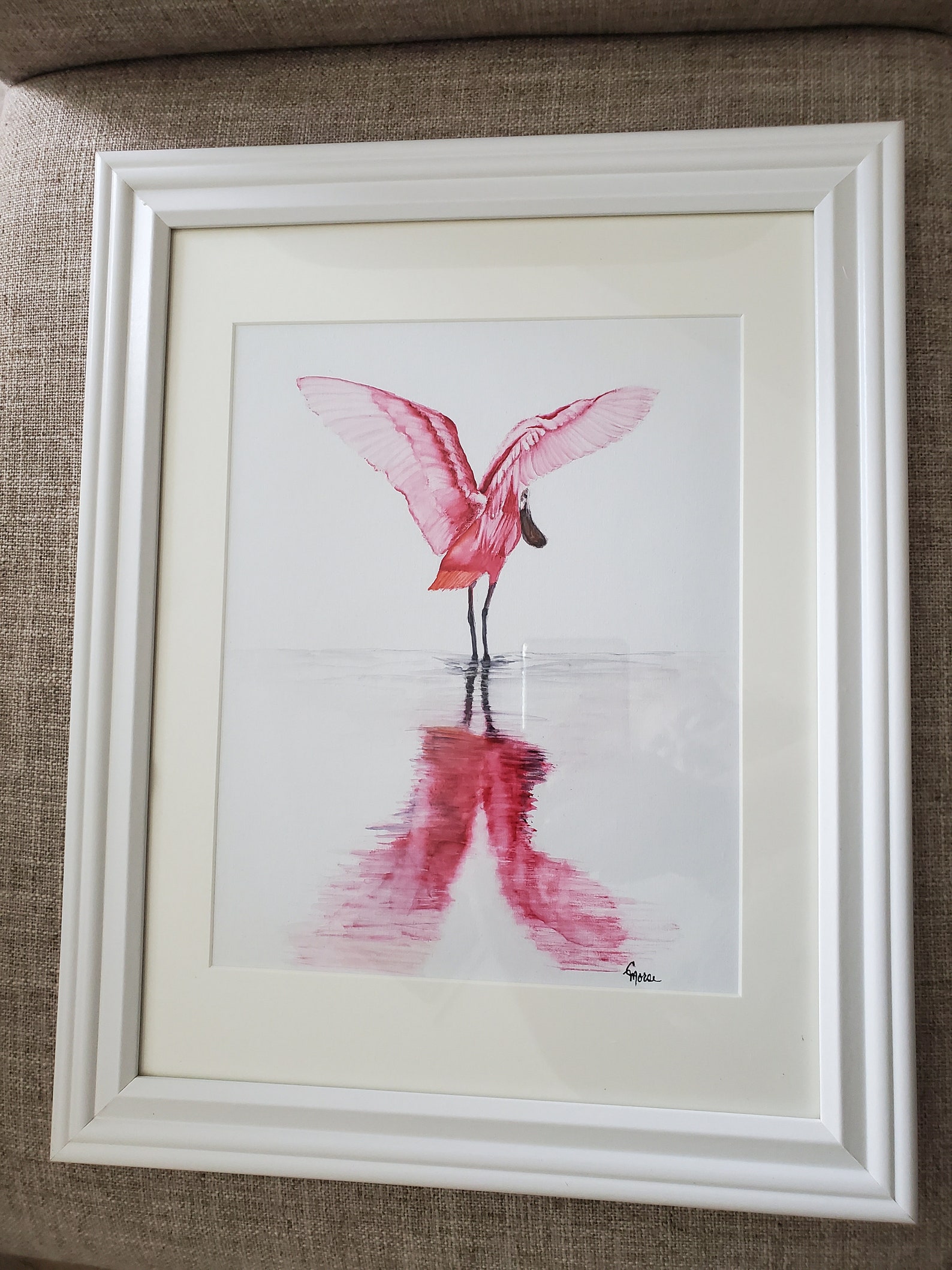 Spoonbill, Spoonbill Bird, Spoonbill Watercolor, Print, Giclee Print ...