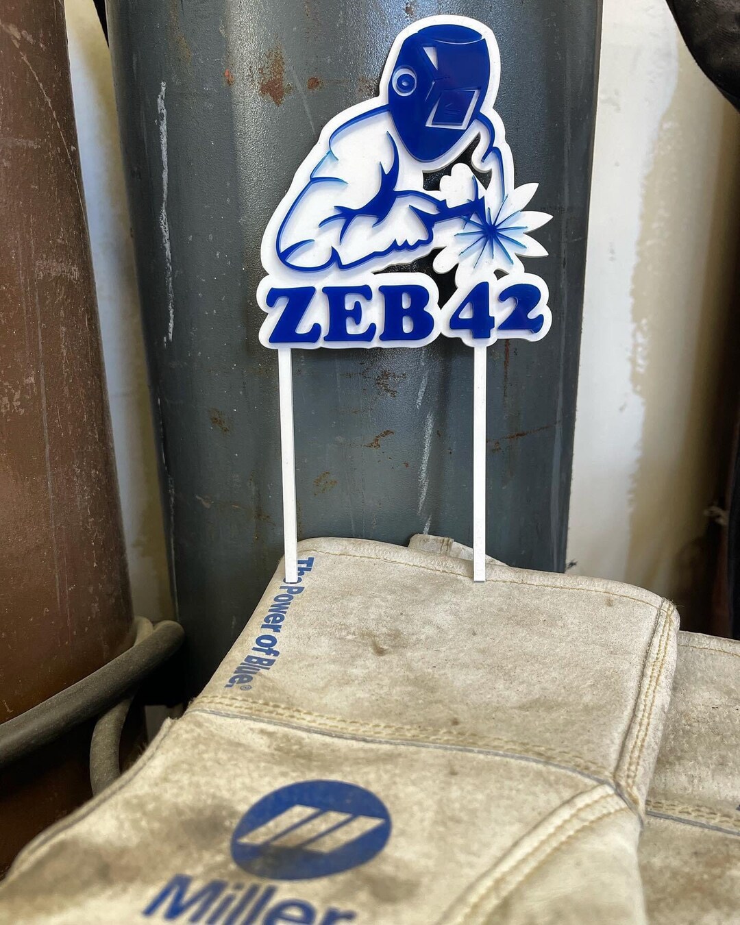 Welder Birthday Cake Topper - Etsy