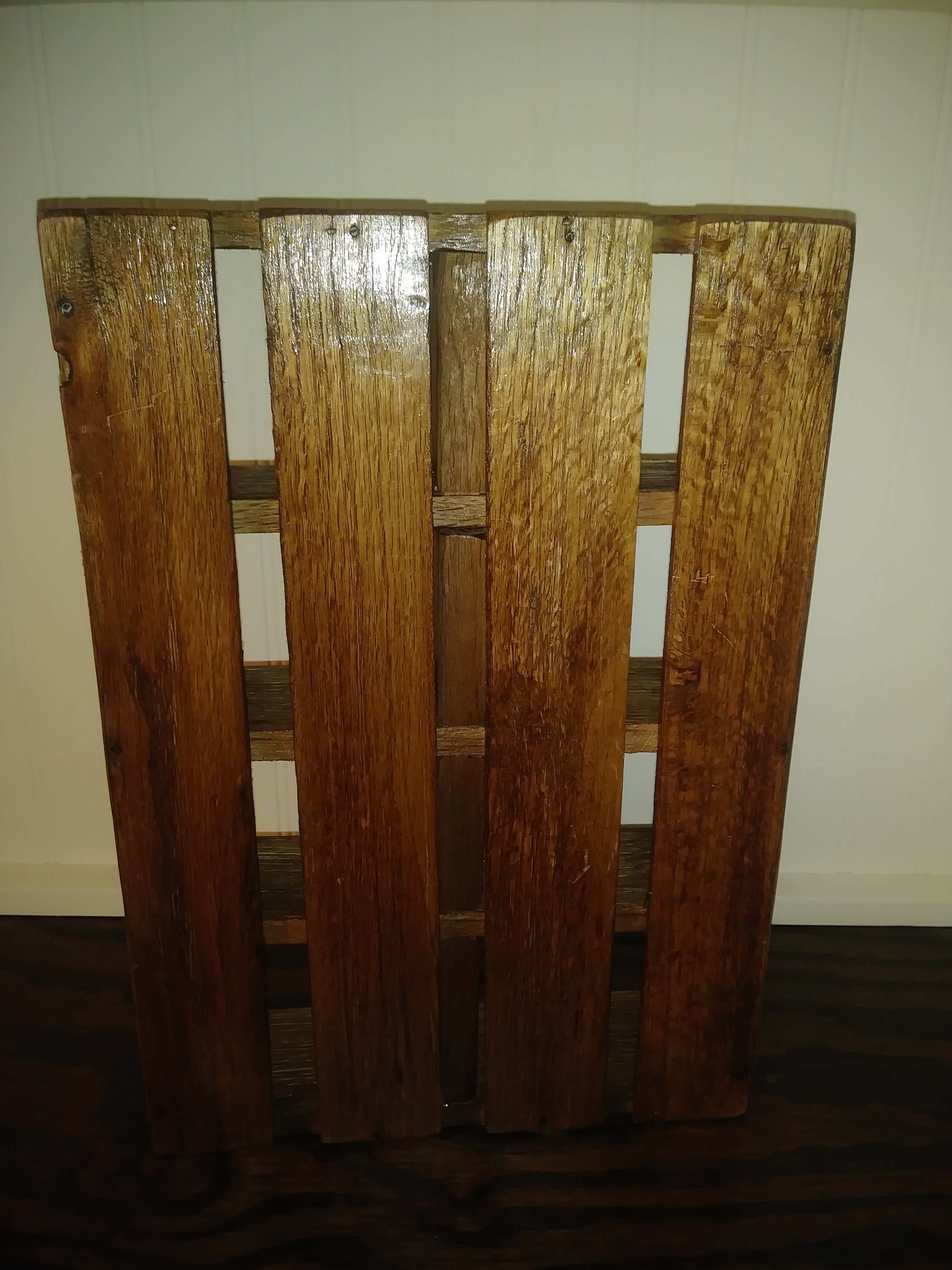 Wooden Oak Caddy, Handmade Rustic Crate - Etsy