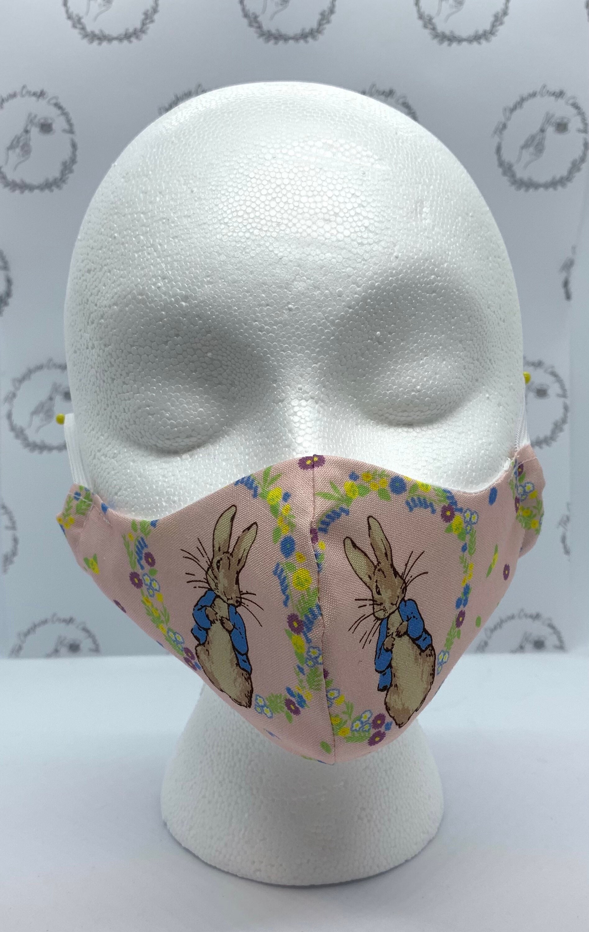 Pink Peter Rabbit Childrens Face Mask Childrens Face Mask | Etsy