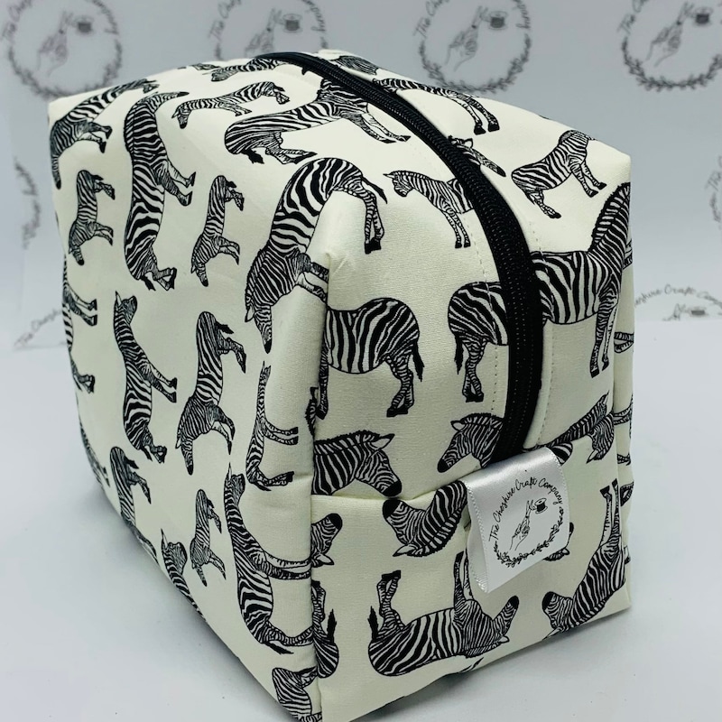 Makeup Bag Case Zebra - Etsy UK