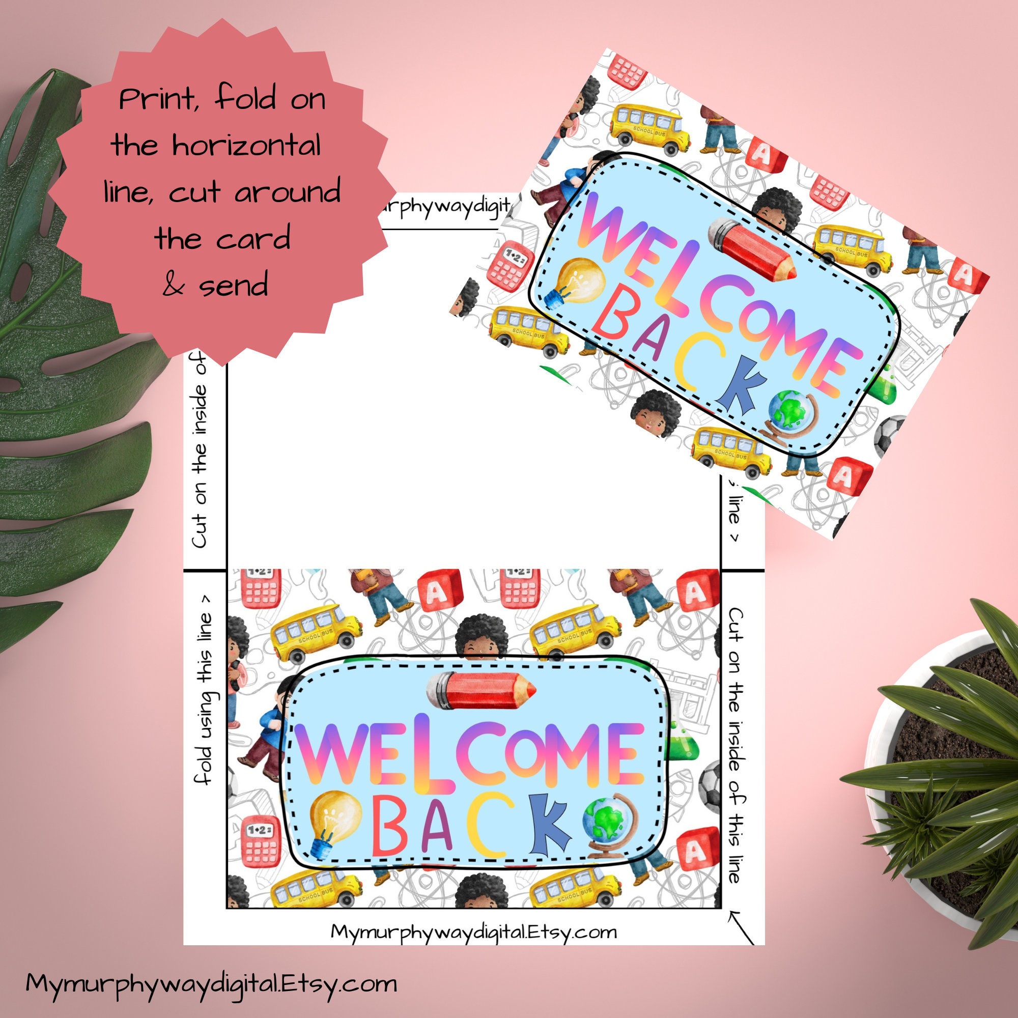 Welcome Back and Encouragement Greeting Card Bundle of 5 Cards - Etsy