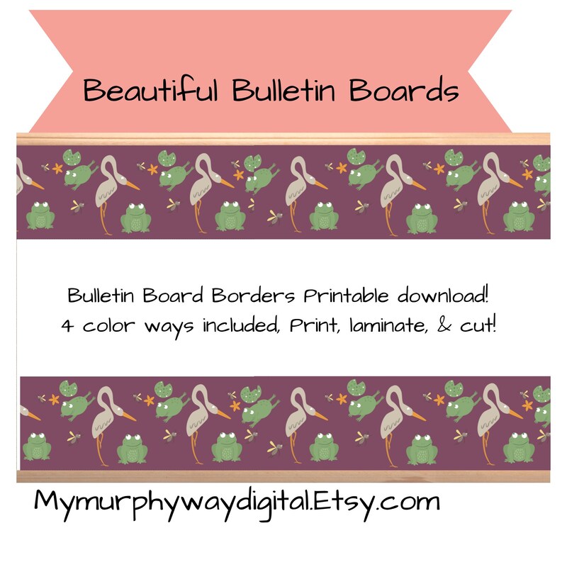 Frog Classroom - Etsy