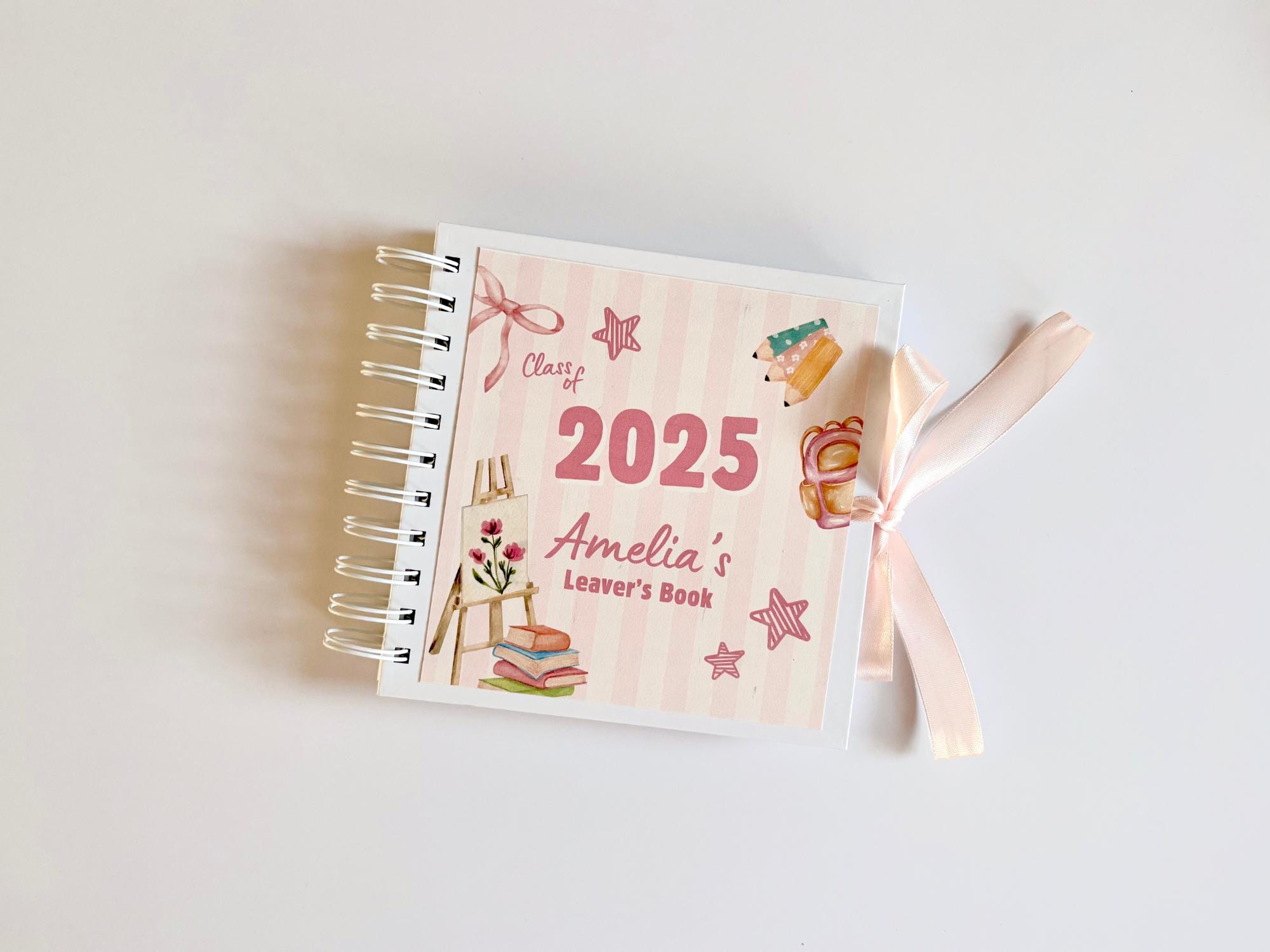 Personalised School Leavers Scrapbook | Class of 2025 Keepsake Memory ...
